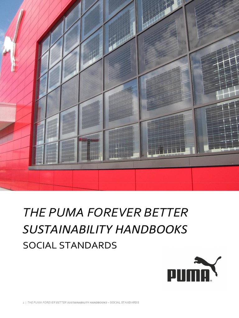 PUMA Social Standards Handbook | PDF | Sustainability | Audit