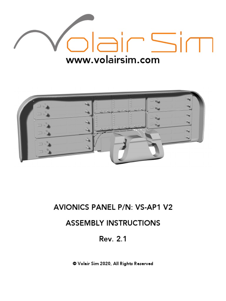 Avionics Panel P/N: Vs-Ap1 V2 Assembly Instructions Rev. 2.1 | PDF ...