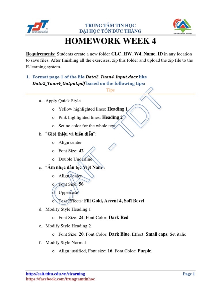 Homework Week 4: Requirements: Students Create A New Folder CLC - HW ...