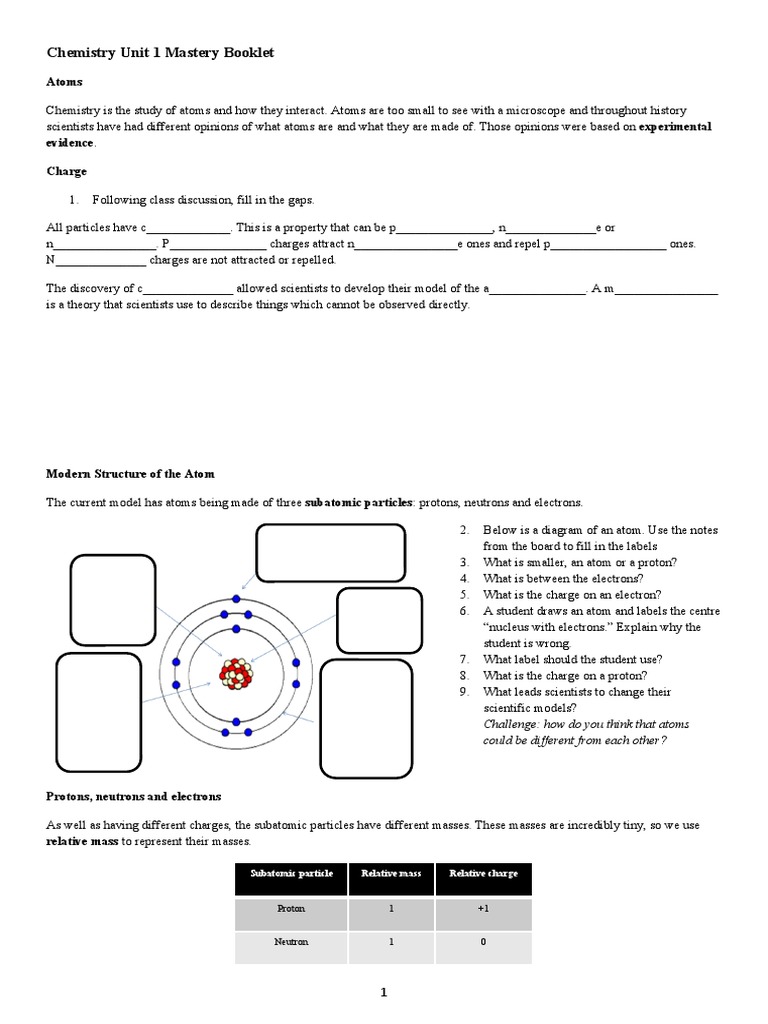 History of Atom Elements and Compounds Mastery | PDF | Molecules | Atoms