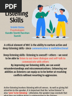 Active Listening Techniques Handout | PDF | Body Language | Communication