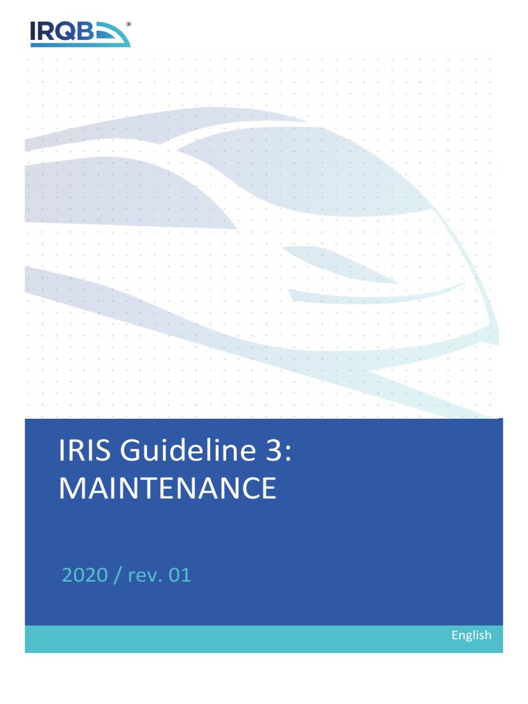 IRIS Guideline 3: Maintenance: English | PDF | Risk | Reliability ...