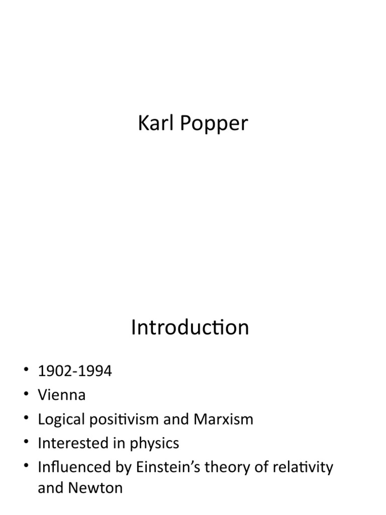 Karl Popper's Falsifiability in Science | PDF