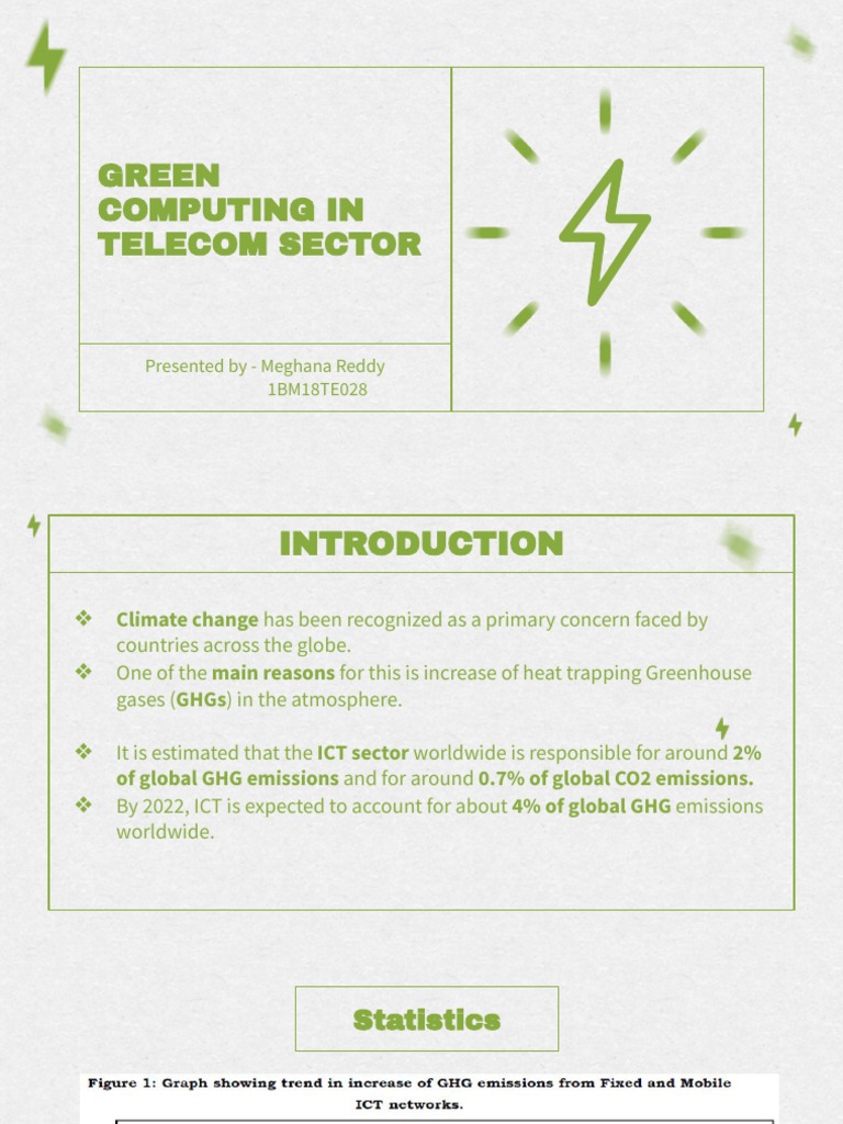 Green Computing in the Telecom Sector: Implementing Energy Efficient ...