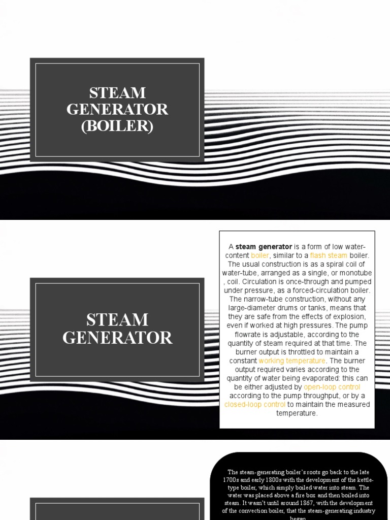 Steam Generator | PDF | Valve | Boiler