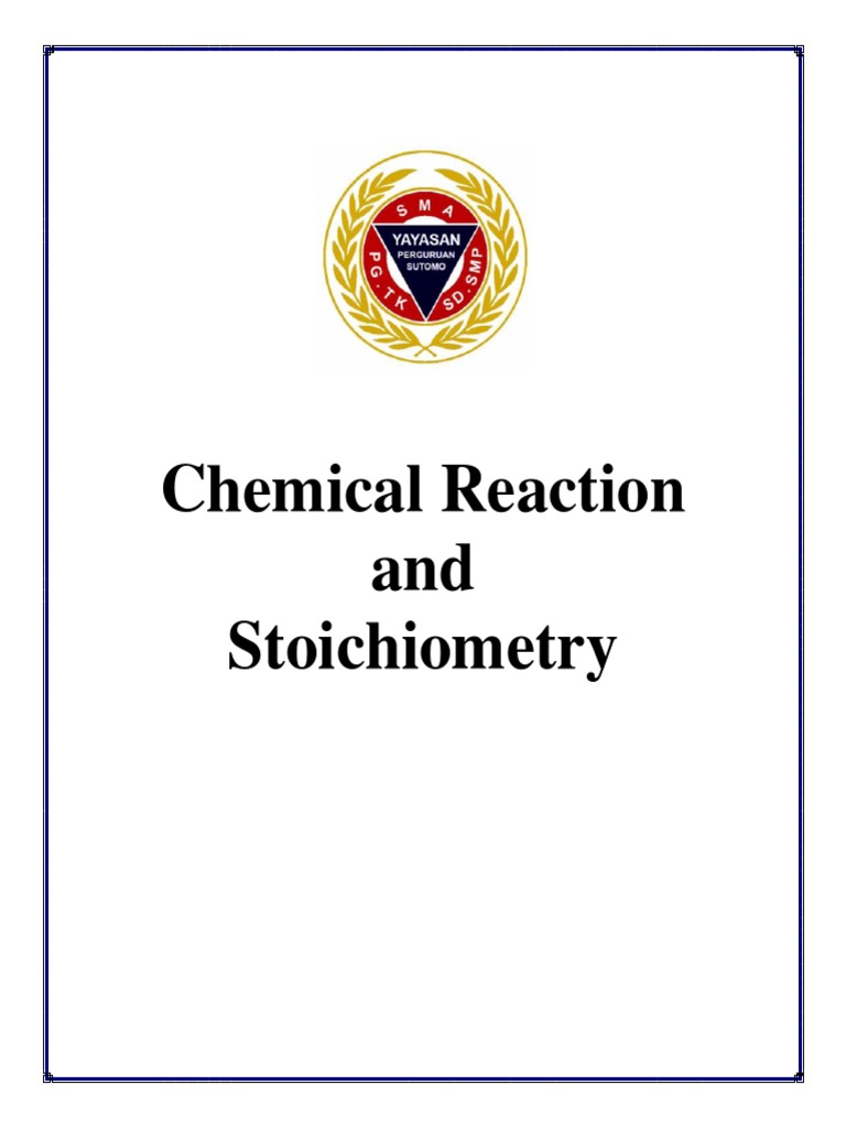 Chemical Reaction | PDF | Mole (Unit) | Stoichiometry