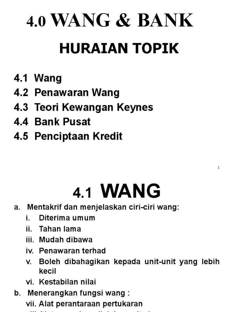 Nota Bab 4 Full (Slide) | PDF