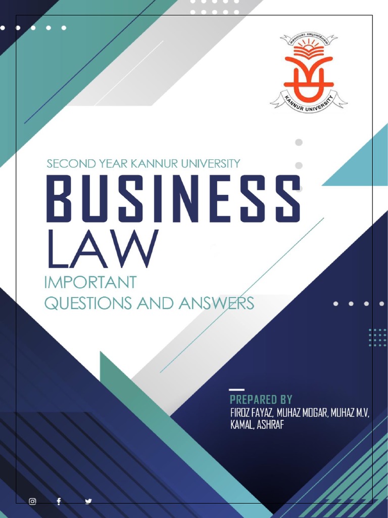 2ND Year Business Law | PDF | Guarantee | Negotiable Instrument