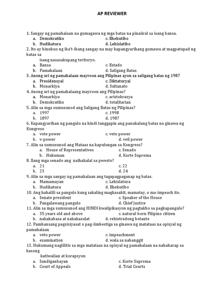 AP Reviewer | PDF