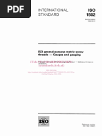 Din Iso 1502 | PDF | Screw | Engineering Tolerance