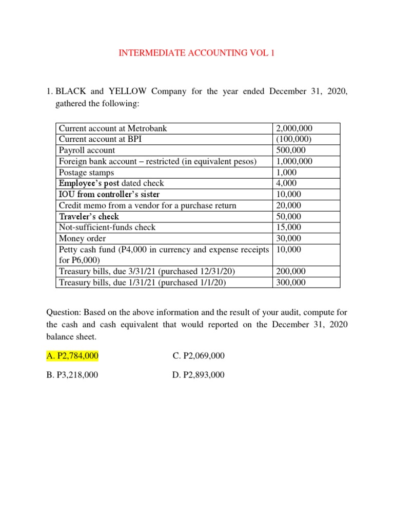 Intermediate Accounting Vol 1 | PDF | Finance & Money Management