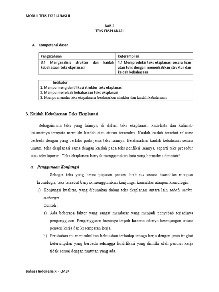 Teks Eksplanasi | PDF