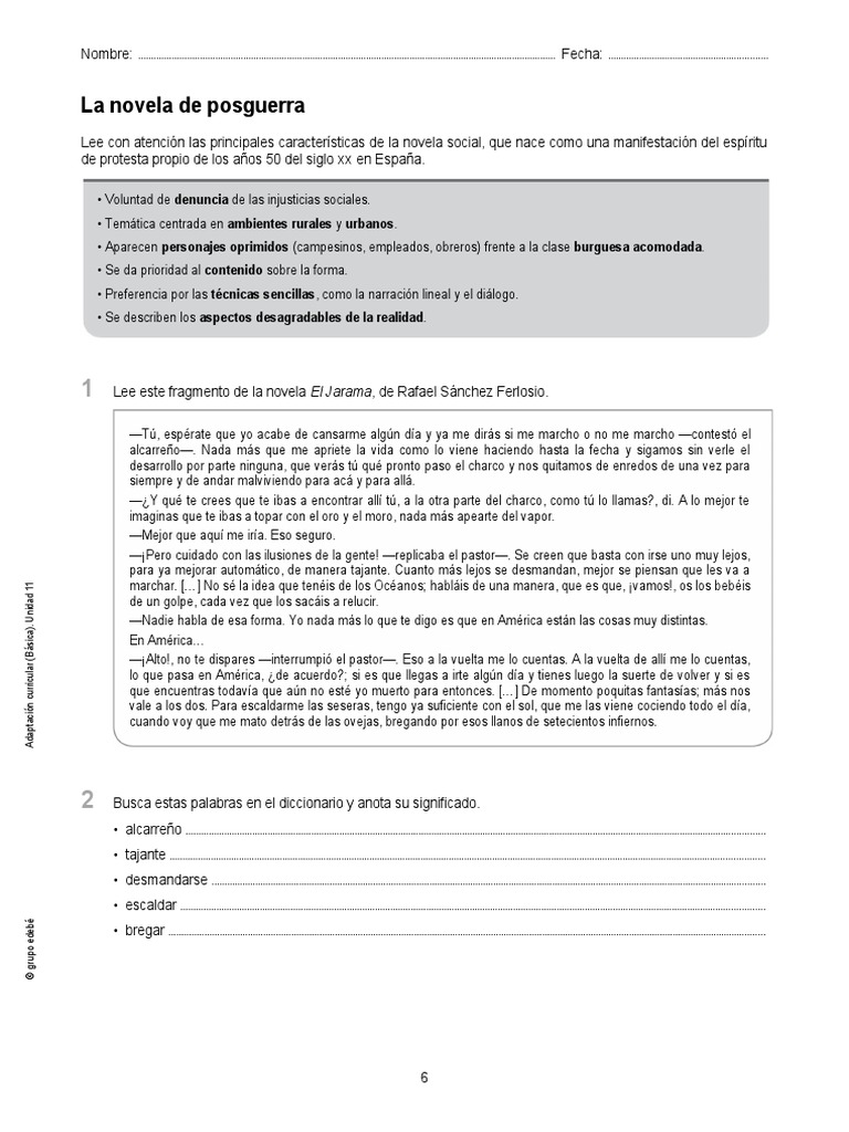Ud11 Fichas Adaptacion Curricular Basica Leng Es4 VzeEXlw | PDF | Estudios de idiomas extranjeros