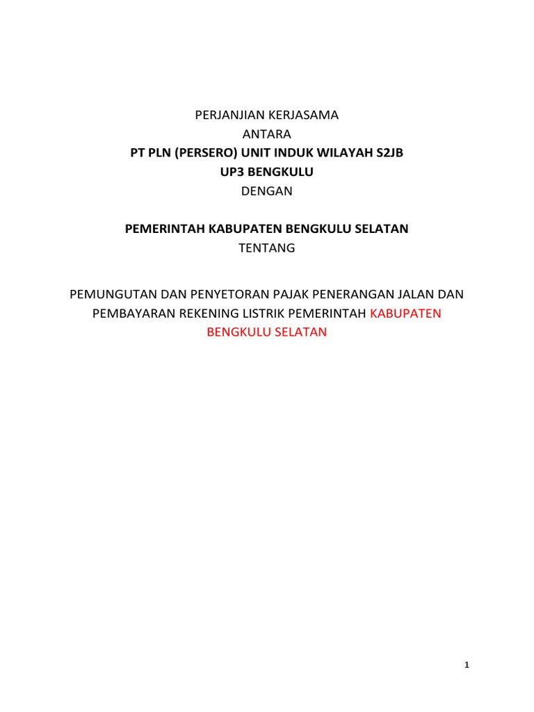 Template PKS PPJ 2019 - Manna | PDF