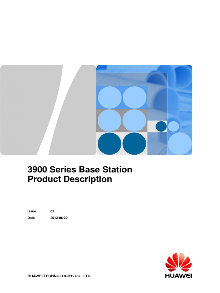 3900 Series Base Station Product Description: Huawei Technologies Co ...