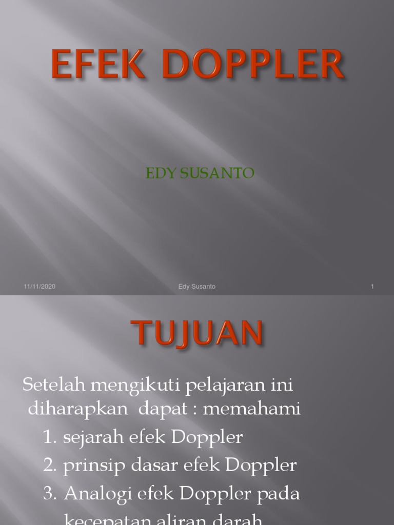 Efek Doppler | PDF