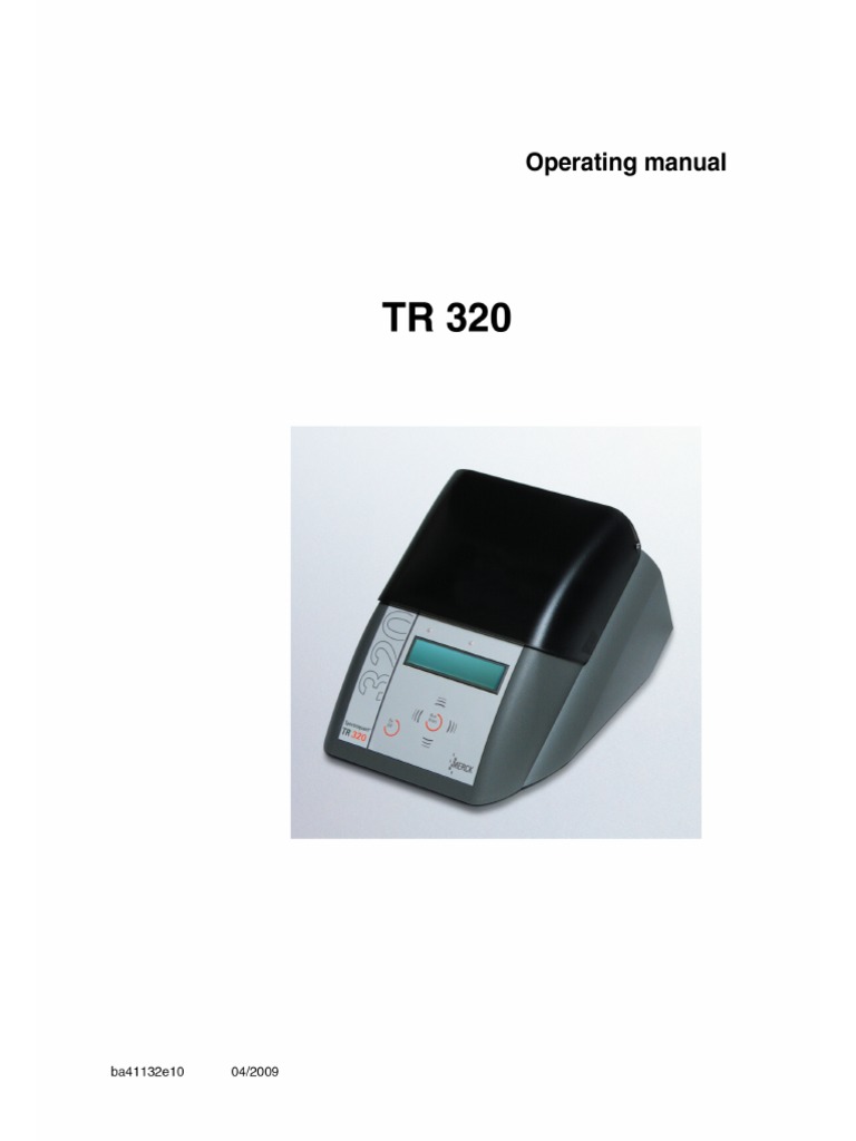 Manual TR320 en | PDF