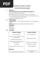 A Detailed Lesson Plan in Drama | PDF | Romeo And Juliet | Play (Theatre)