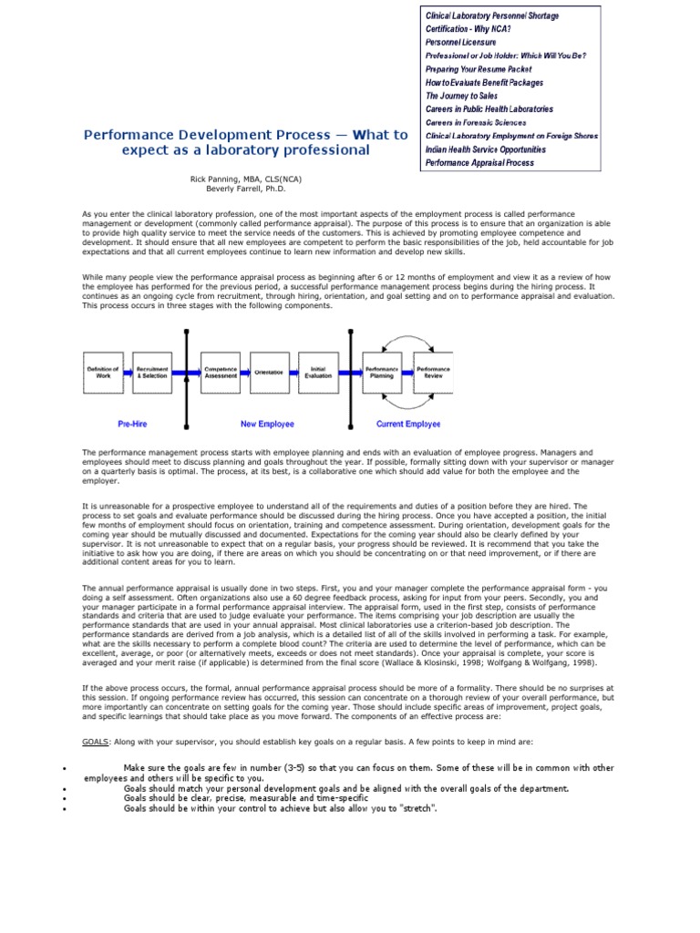 The Performance Development Cycle: Understanding the Ongoing Process of ...