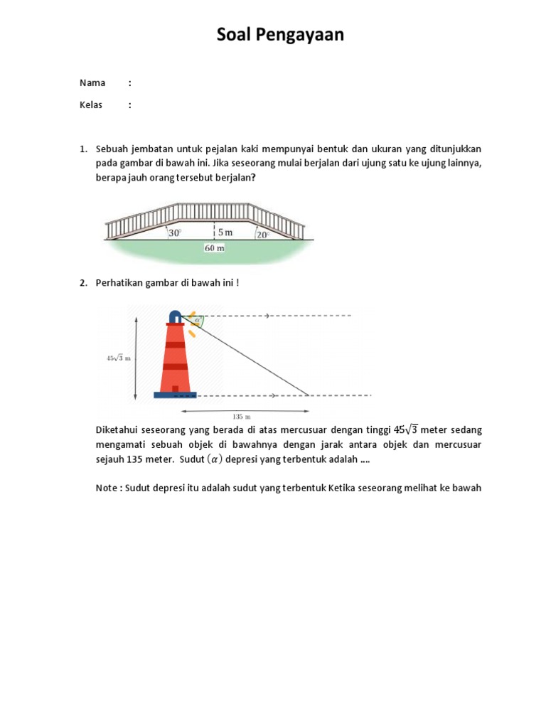 Soal Pengayaan Dan Remedial Perbandingan Trigonometri | PDF
