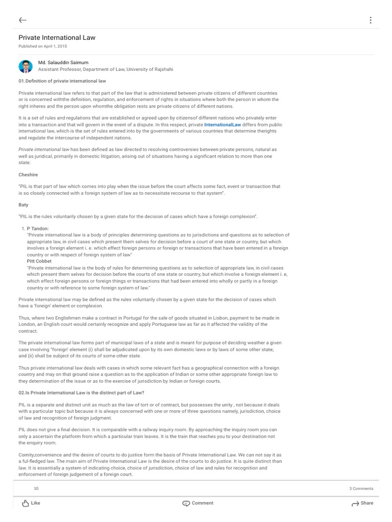 Meaning Definition Nature & Subject Matter of PIL-combined-merged | PDF ...
