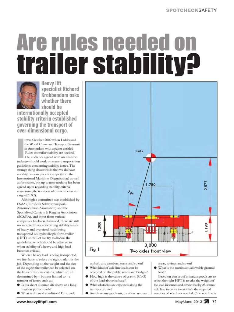 Trailer Stability?: Are Rules Needed On | PDF | Trailer (Vehicle ...