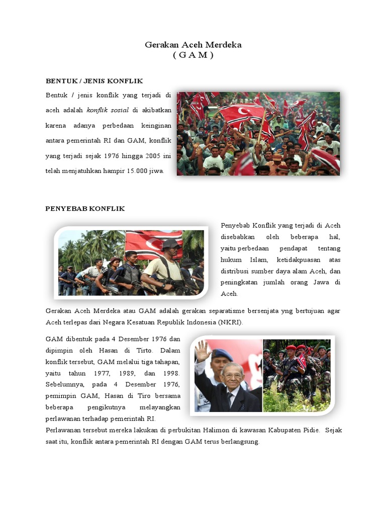 Konflik Aceh Merdeka dan Poso 1998-2001 | PDF | Agama & Spiritualitas