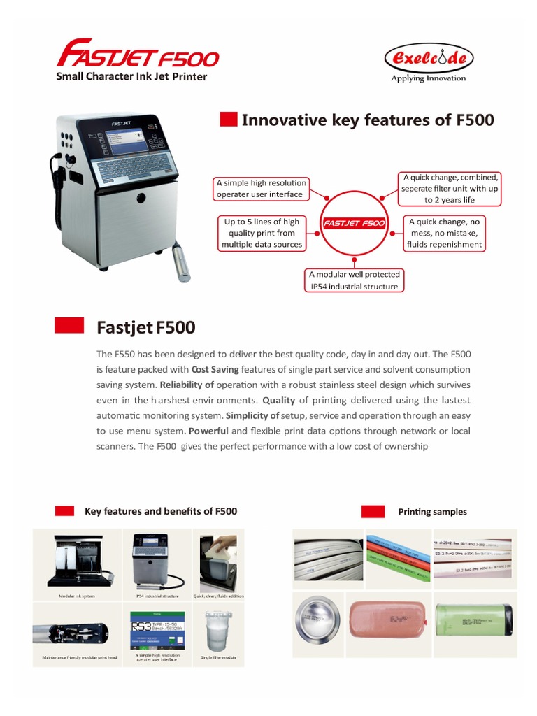 Fastjet F500 Series | PDF