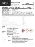 Ficha de Seguridad Detergente en Polvo UTIL | PDF | Agua | Residuos