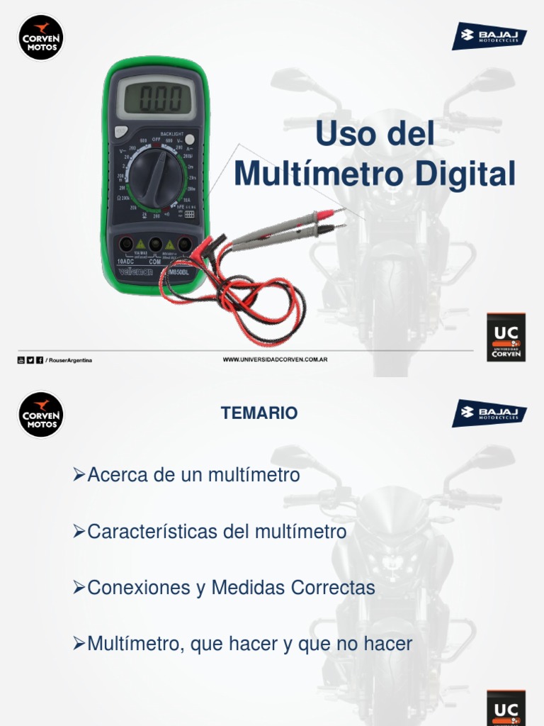 3 Uso Del Multimetro Pdf Resistencia Eléctrica Y Conductancia