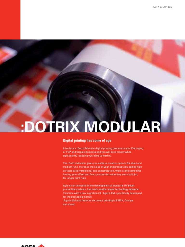Dotrix Modular IL 20101128 1.0 | PDF | Printing | Industrial Processes