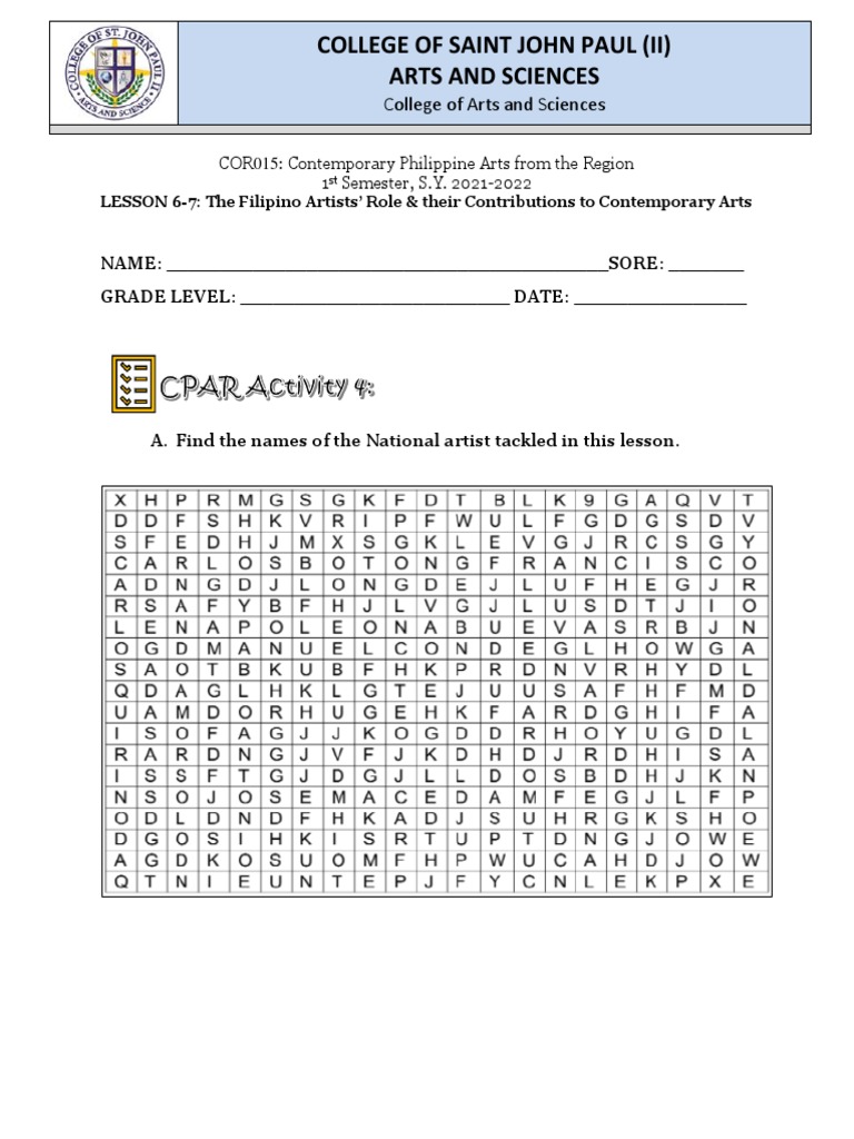 CPAR Activity 4 | PDF
