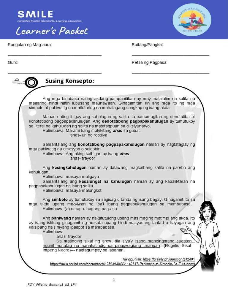 Filipino-8-Q2-Slp 4 | PDF