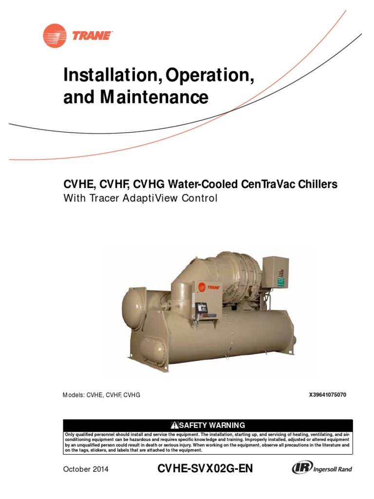 Iom CVHG | PDF | Chlorofluorocarbon | Electrical Wiring