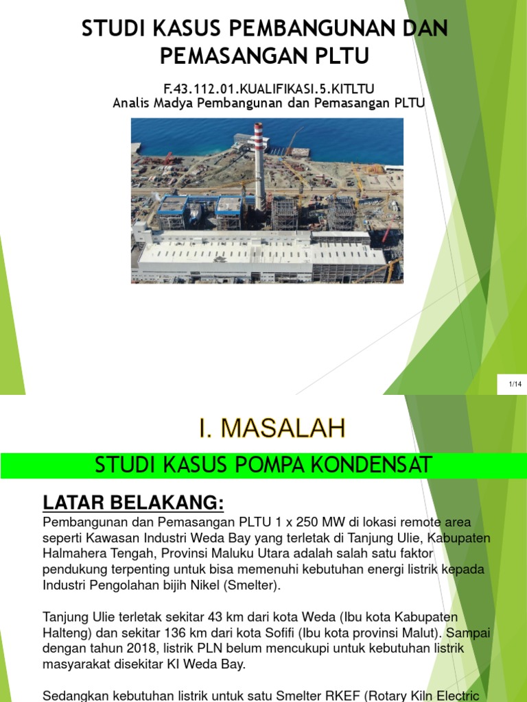 Contoh Studi Kasus Pembangunan Dan Pemasangan PLTU | PDF