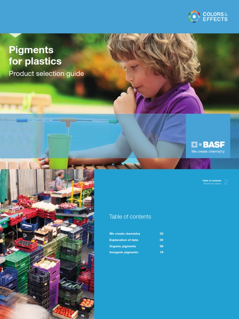Pigments For Plastics Product Selection Guide | PDF | Plastic | Pigment