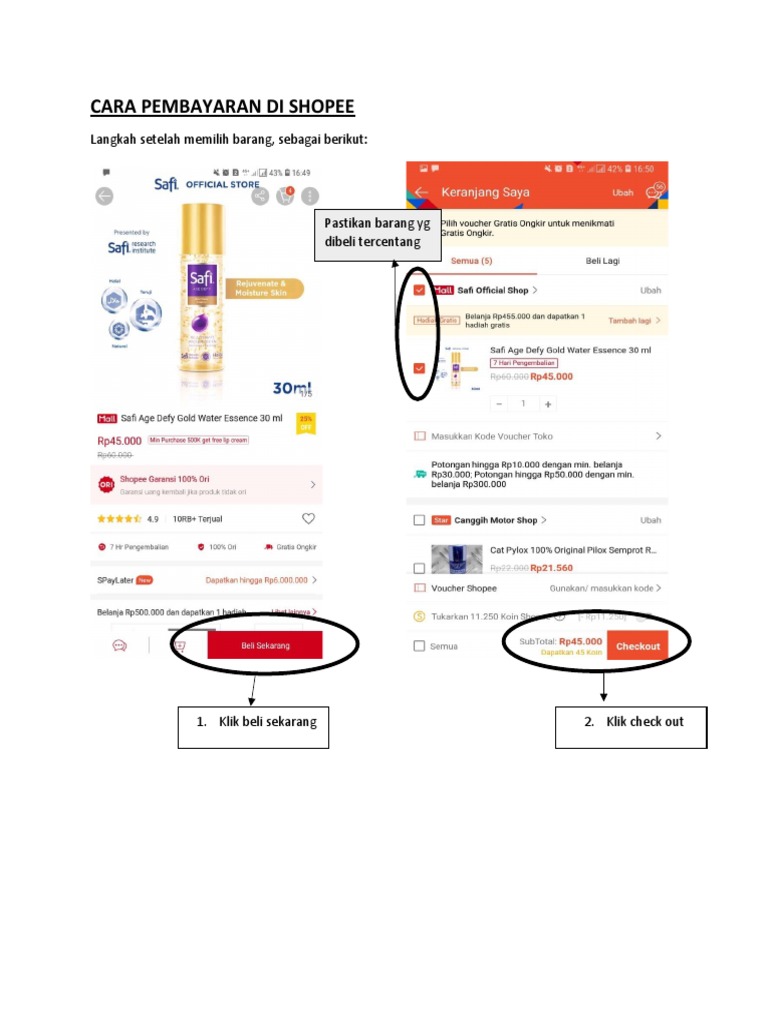 Panduan Pembayaran di Shopee | PDF | Pengelolaan Keuangan & Uang