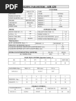 Process Parameter Sheet | PDF | Machines | Industrial Processes
