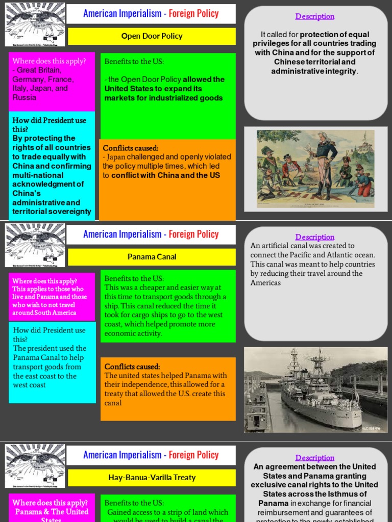 American Imperialism Foreign Policy | PDF | Imperialism | Canal