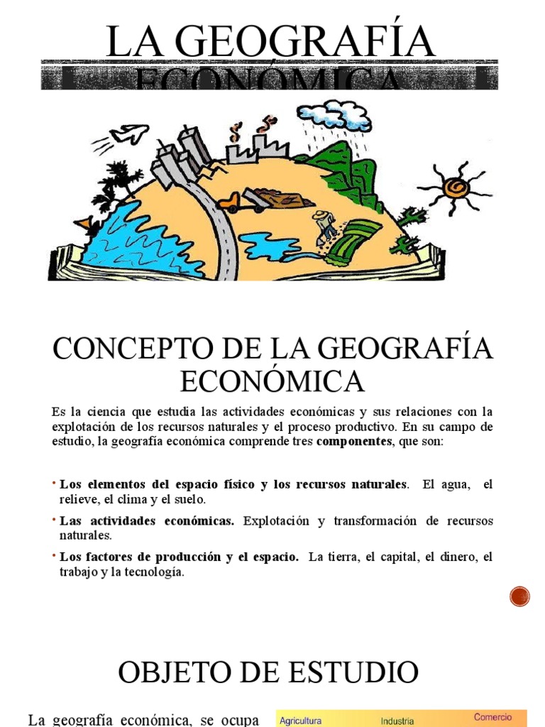 La Geografía Económica | PDF