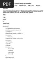 CodeQuotient Solutions | PDF | Pointer (Computer Programming) | Integer (Computer Science)