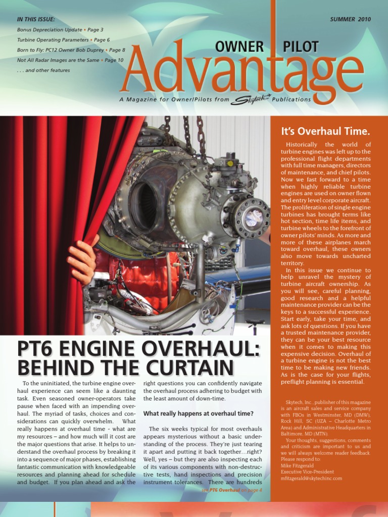 PT6 Engine Overhaul Insights | PDF | Use Tax | Taxes