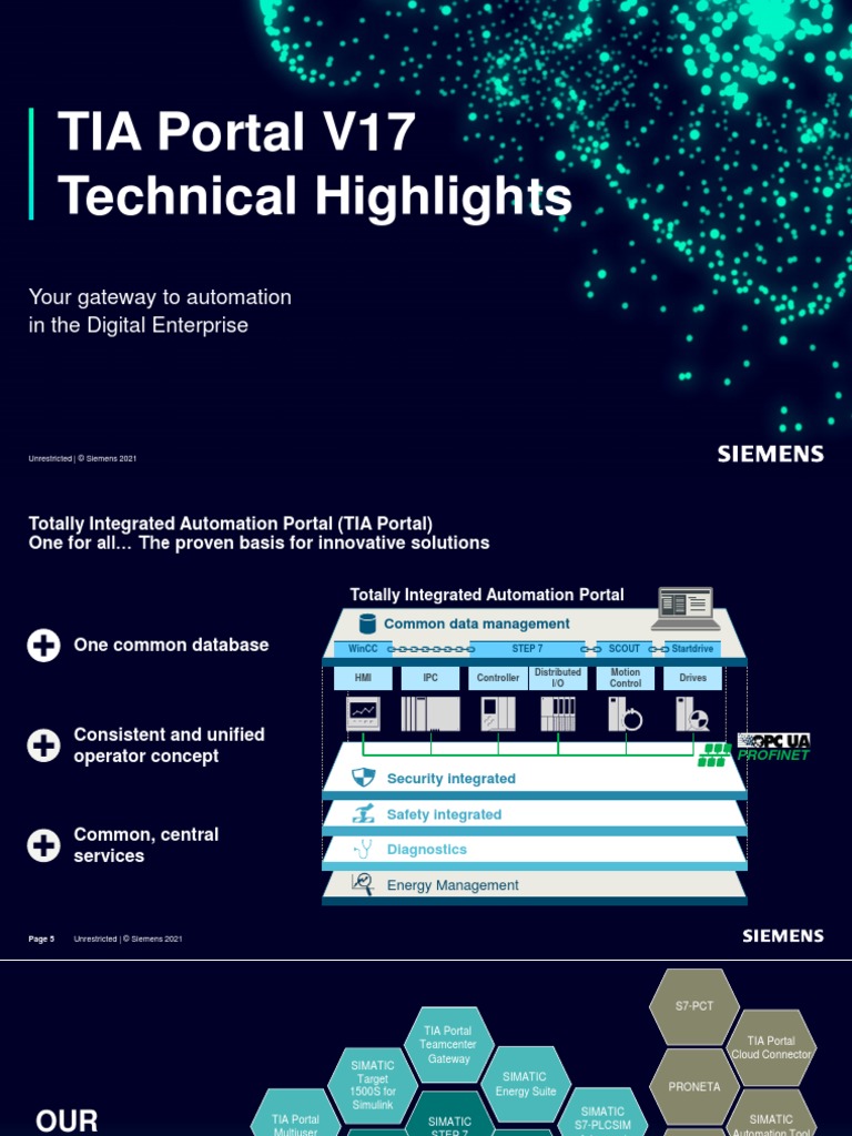 Tia Portal V17 Technical Highlights | PDF | Ip Address | Domain Name System