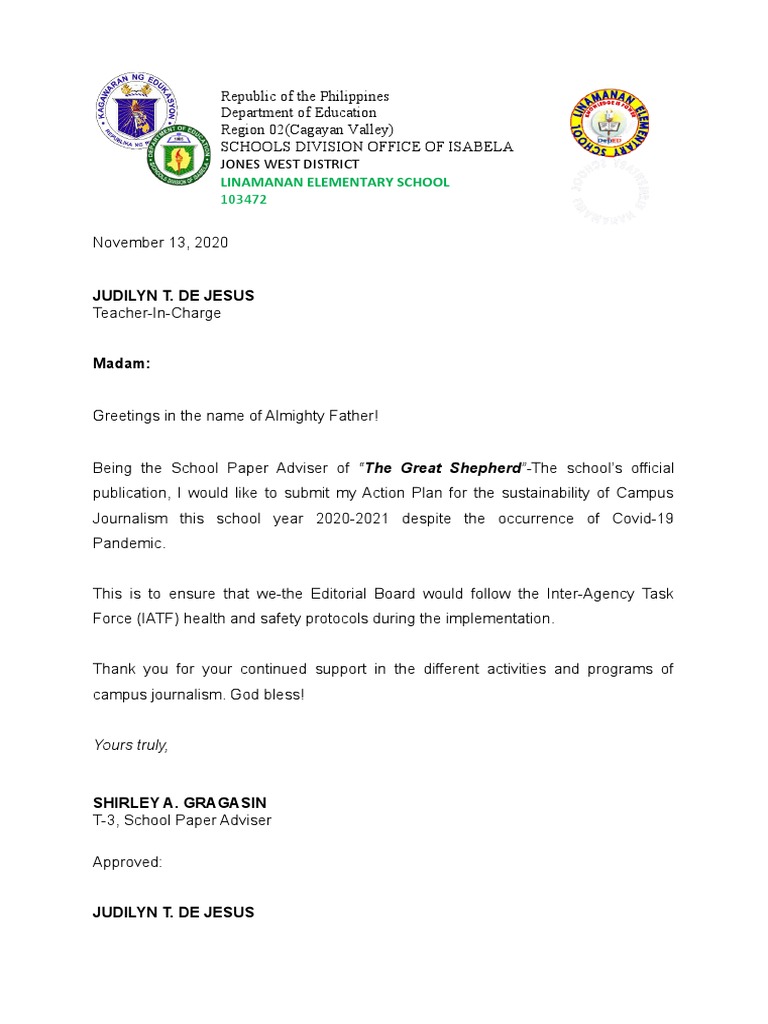 DESIGNATION-AND-LETTER Campus Journalism | PDF | Journalism | Communication