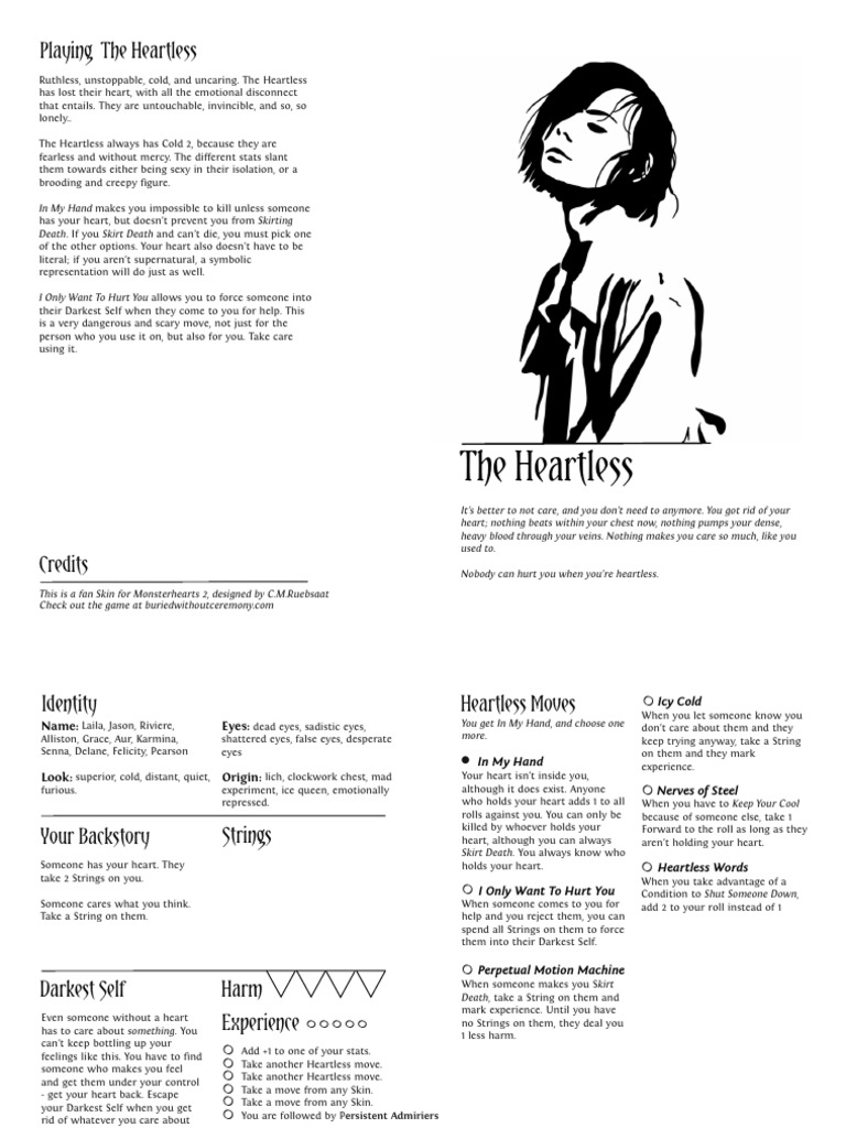 The Heartless Path: Stats, Moves, and Identity for Those Without ...