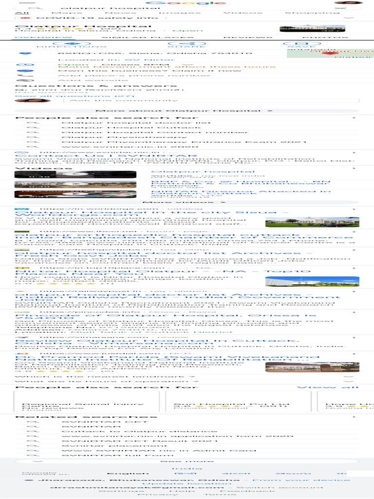 Olatpur Hospital: Questions & Answers | PDF | Cyberspace | World Wide Web