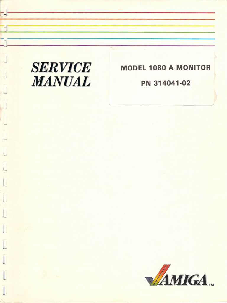 1080A Color Monitor Service Manual 3140041-02 With Schematic | PDF ...
