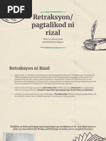 Ang Retraksyon Ni Rizal | PDF