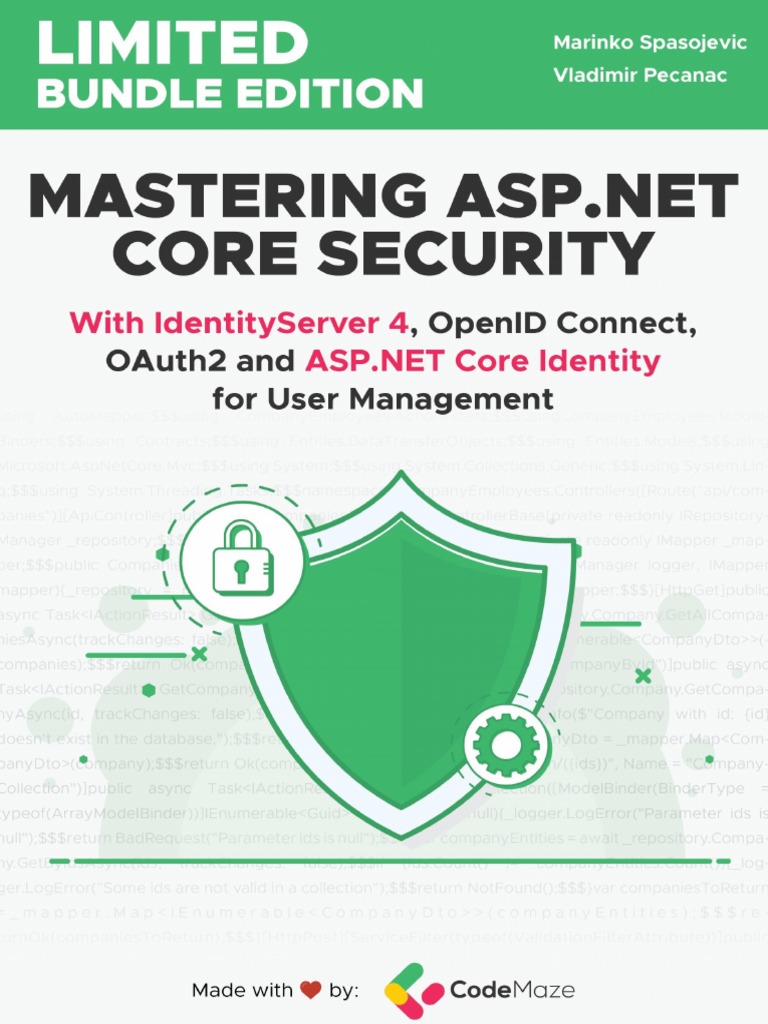 Mastering Asp Net Core Security Pdf Computing Software Development