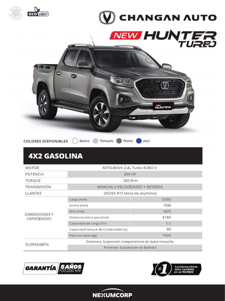 Ficha Hunter Turbo OCT21 | PDF